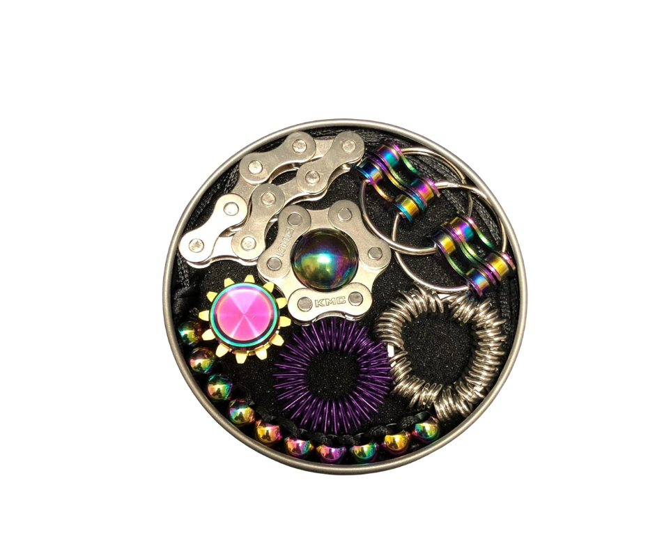 The Works Metal Fidget Kit - Kaiko - Sensory Play Store