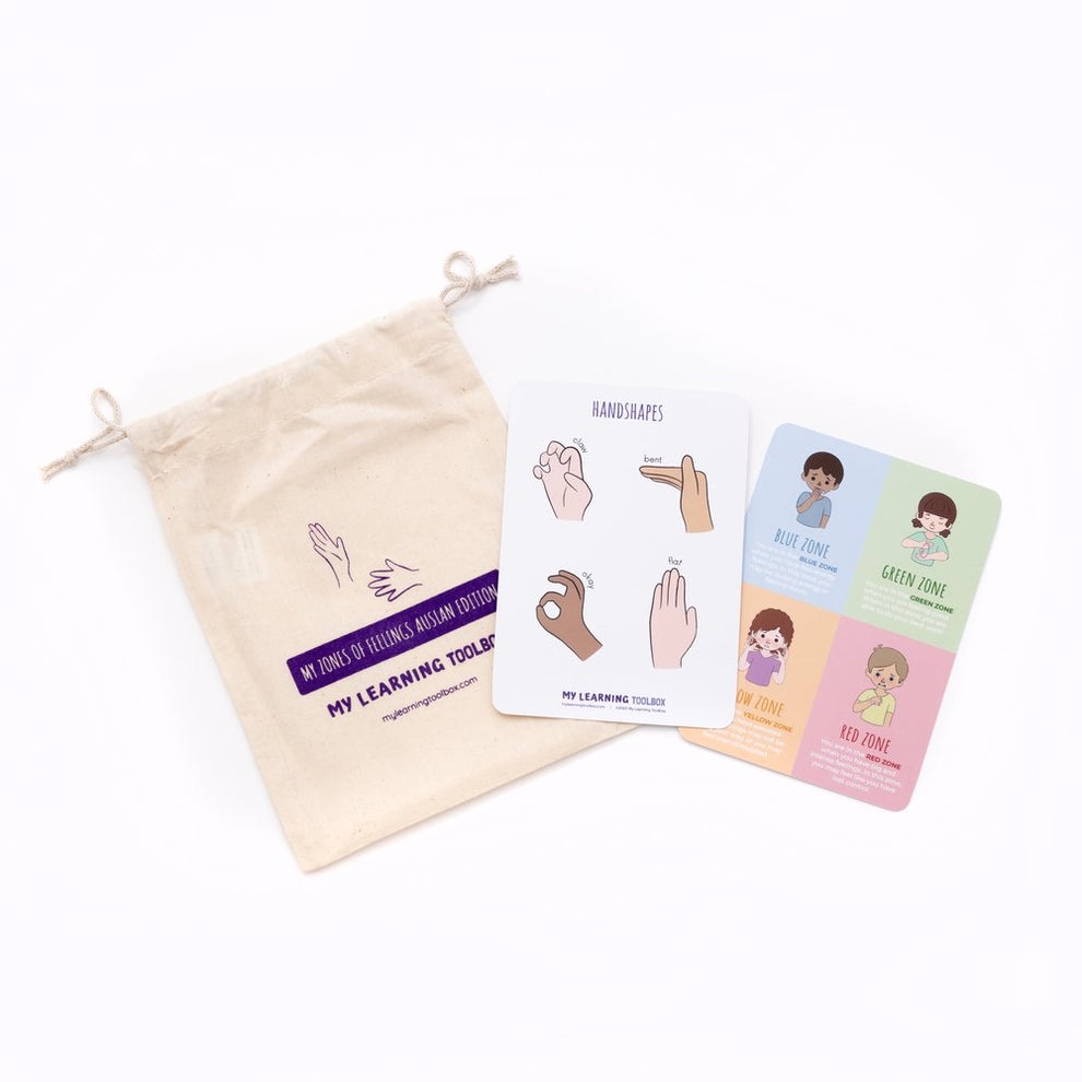 Zones of Feeling AUSLAN Cards | Flash Cards - Sensory Play Store