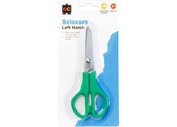 Left Handed Scissors with Rounded Blades for Safety - Sensory Play Store