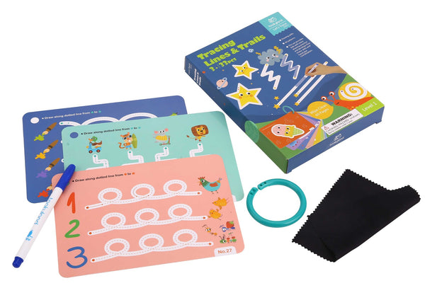 Let's Trace Flash Cards | 60+ Tracing Activities for Fine Motor Skills ...